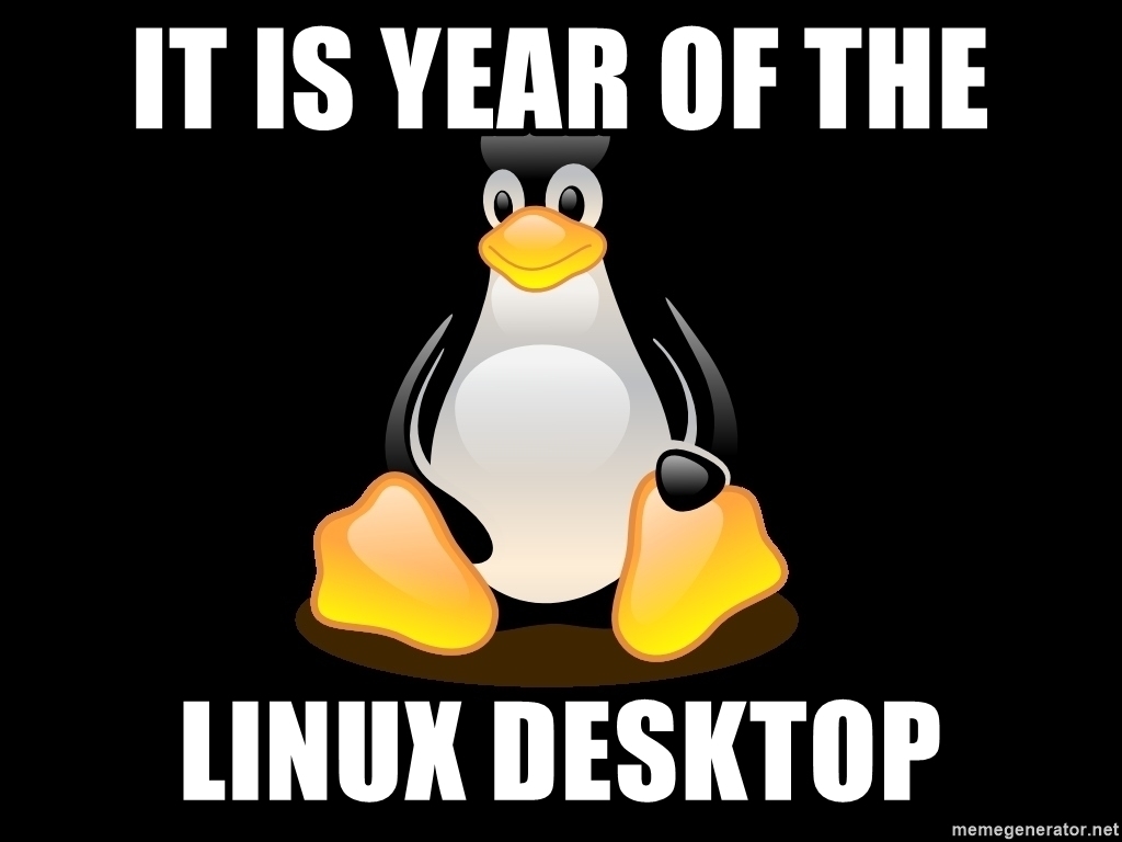 In 2013 "Year of Linux Desktop" Will Stop Being a Cliché > Slashgeek